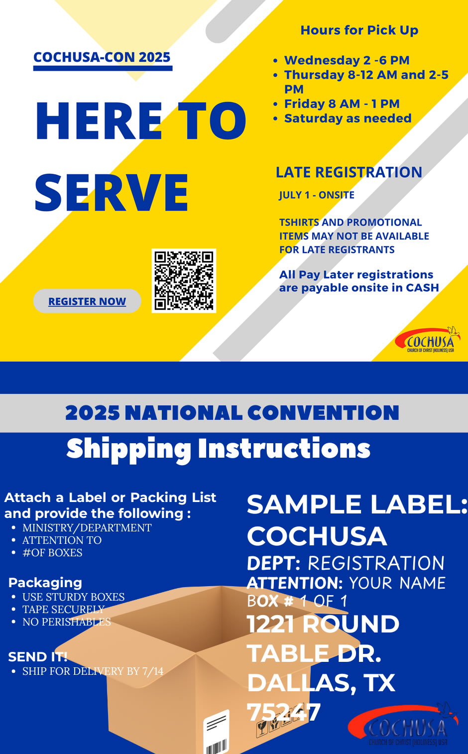 Conferences & Events | Church of Christ (Holiness)